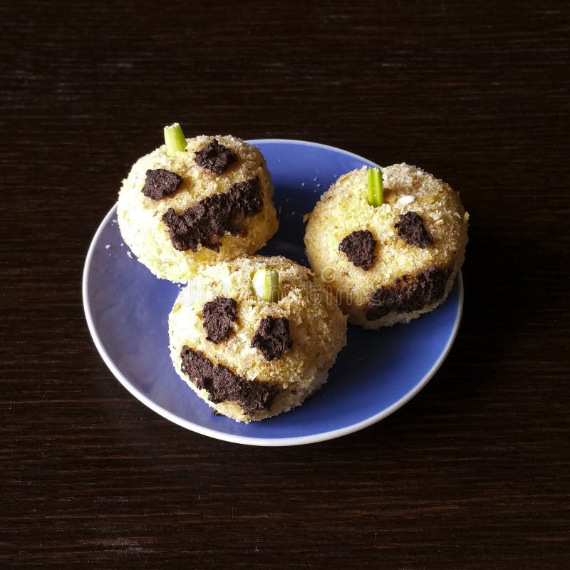 Halloween rice pumpkin stock image. Image of brown, holiday - 82278775