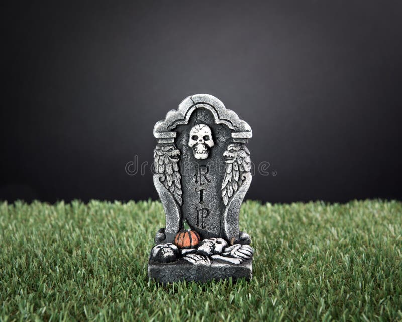 Halloween RIP tombstone stock photo. Image of horror - 59598222
