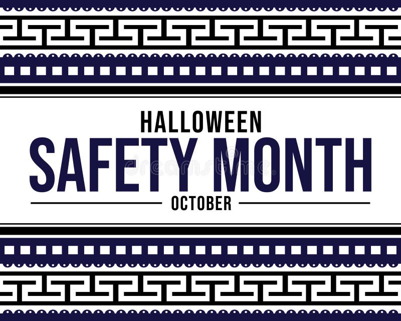 Halloween Safety Month Banner for October, Promoting Safe Practices for ...