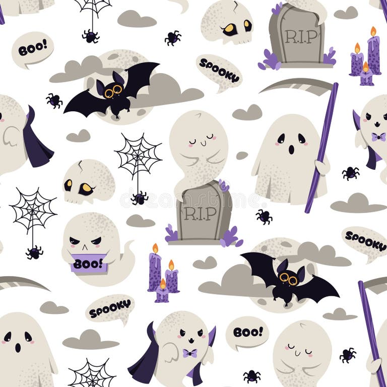 Seamless Bat Background Stock Illustrations – 18,086 Seamless Bat ...
