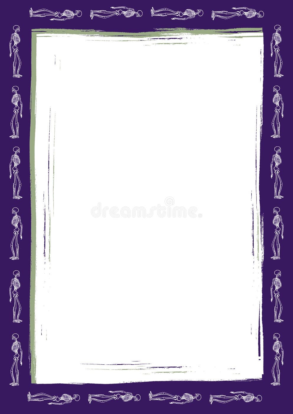 Skeleton Border Stock Illustrations – 2,064 Skeleton Border Stock ...