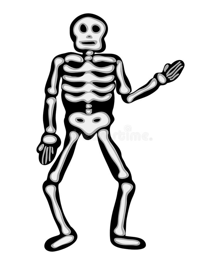 Halloween Skeleton Vector Symbol Icon Design. Stock Vector ...