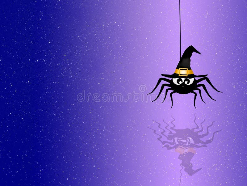 Halloween spider stock illustration. Illustration of autumn - 47632294