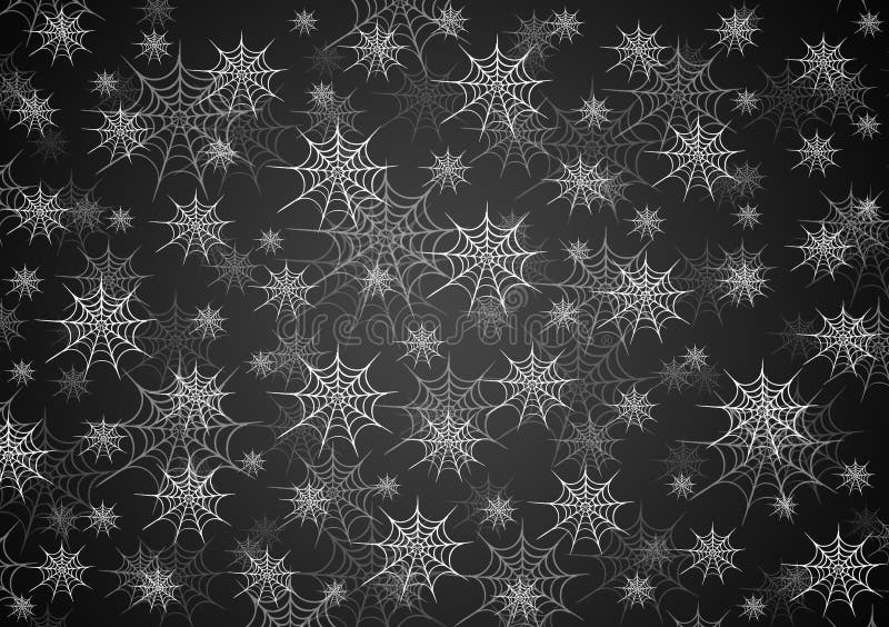 Halloween Spider Web Pattern Design for Use As Wallpaper Stock ...