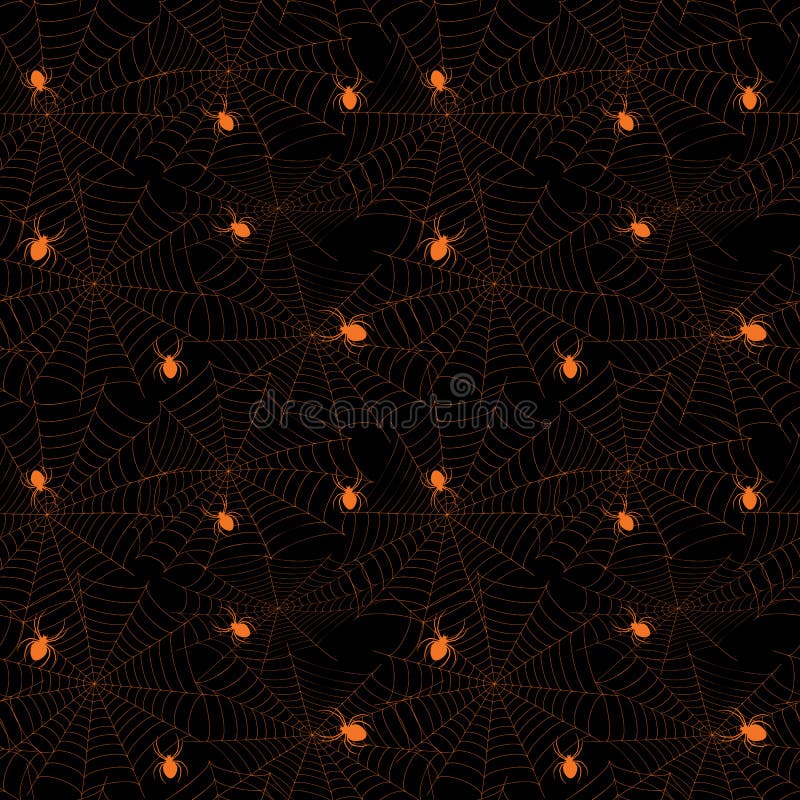 Happy Halloween Elements Seamless Pattern Background EPS10 File. Stock ...