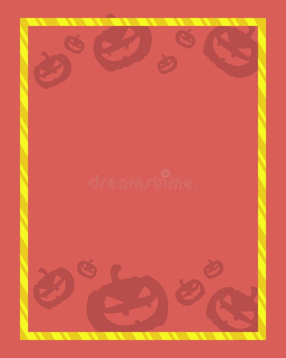 Halloween Theme for Frame Collection Stock Vector - Illustration of ...
