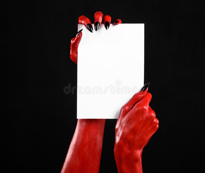 Devil Hand Stock Photos - Download 7,984 Royalty Free Photos