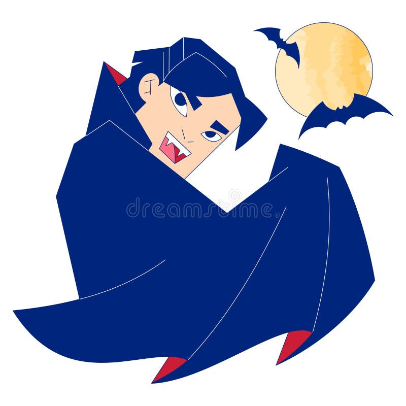 Vampire night stock illustration. Illustration of night - 294673160