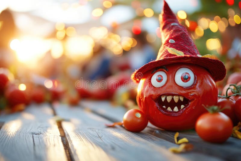 Spooky Tomato Character Stock Photos - Free & Royalty-Free Stock Photos ...