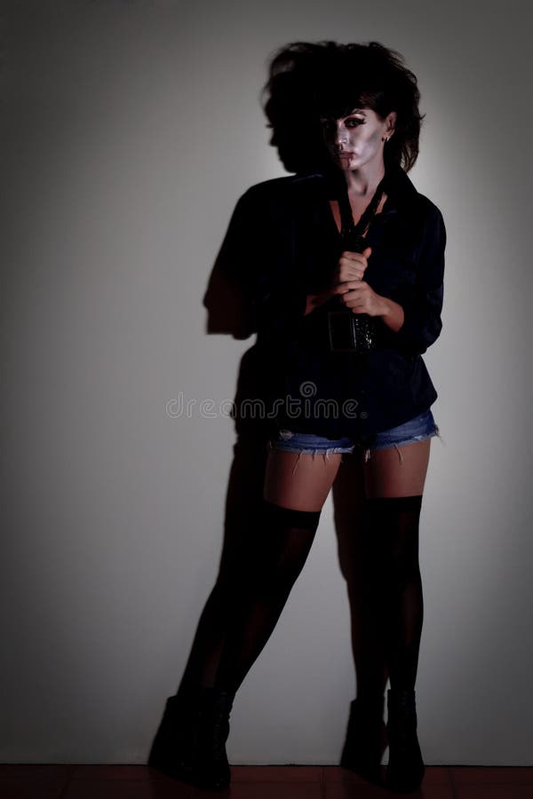 Halloween vampire stock photo. Image of female, model - 16616864