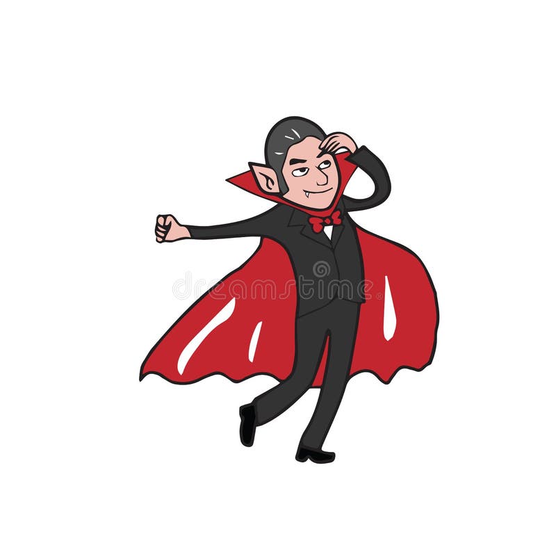 Happy Vampire Dancing stock vector. Illustration of dance - 34310594