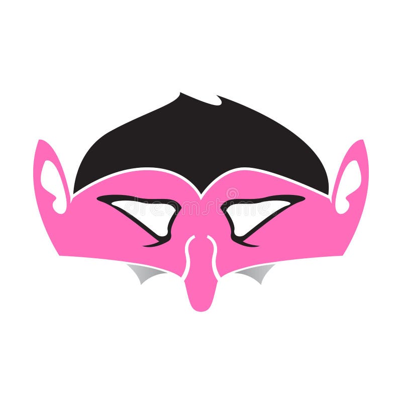 Vampire, boy at mask, eps. stock vector. Illustration of celebrities ...