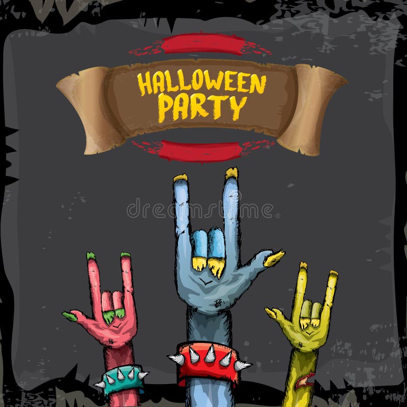 Zombie Party Banner Stock Illustrations – 6,689 Zombie Party Banner ...