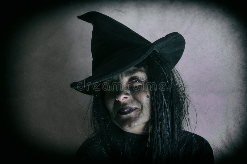 Halloween witch stock image. Image of disgusting, computer - 77119055