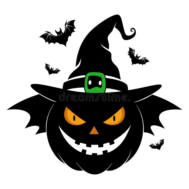 Halloween Pumpkin Avatar Vector Illustration Stock Vector ...