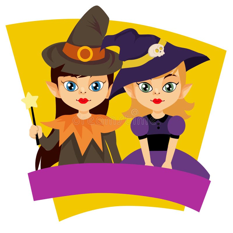 Witch Cartoon Character stock vector. Illustration of holiday - 42012697