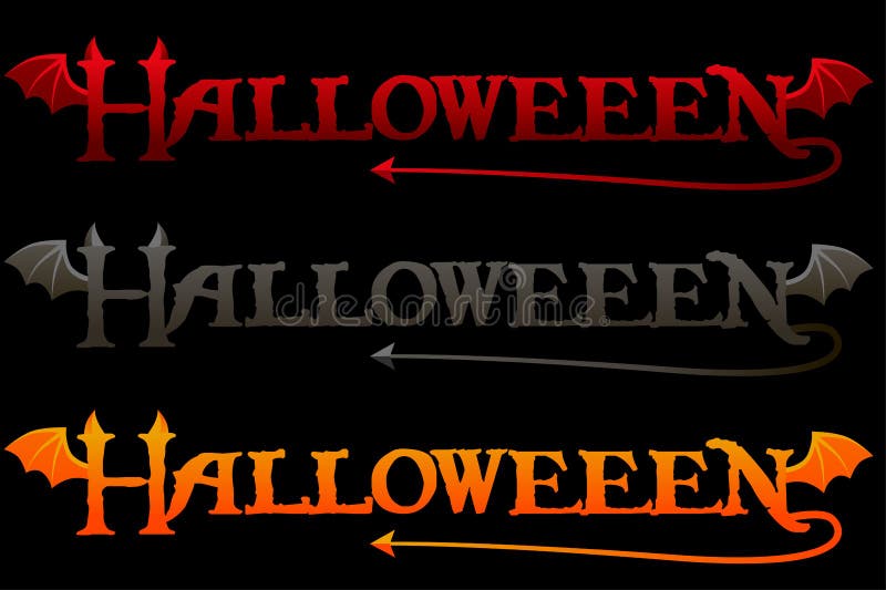 Word Devil Isolated Demon Stock Illustrations – 40 Word Devil Isolated ...