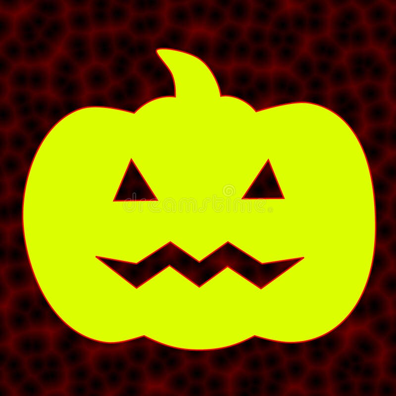 Halloween Yellow Blood Shapes. October 31st Stock Illustration ...