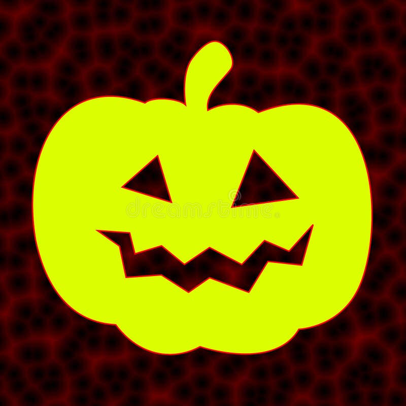 Halloween Yellow Blood Shapes. October 31st Stock Illustration ...