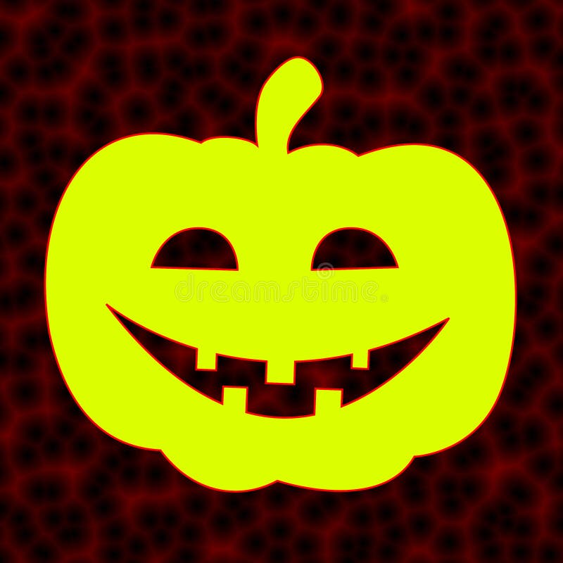 Halloween Yellow Blood Shapes. October 31st Stock Illustration ...