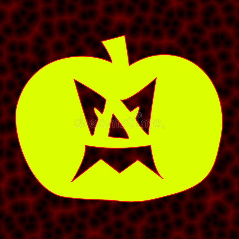 Halloween Yellow Blood Shapes. October 31st Stock Illustration ...