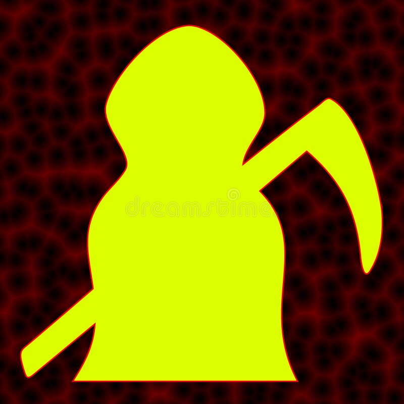 Halloween Yellow Blood Shapes. October 31st Stock Illustration ...