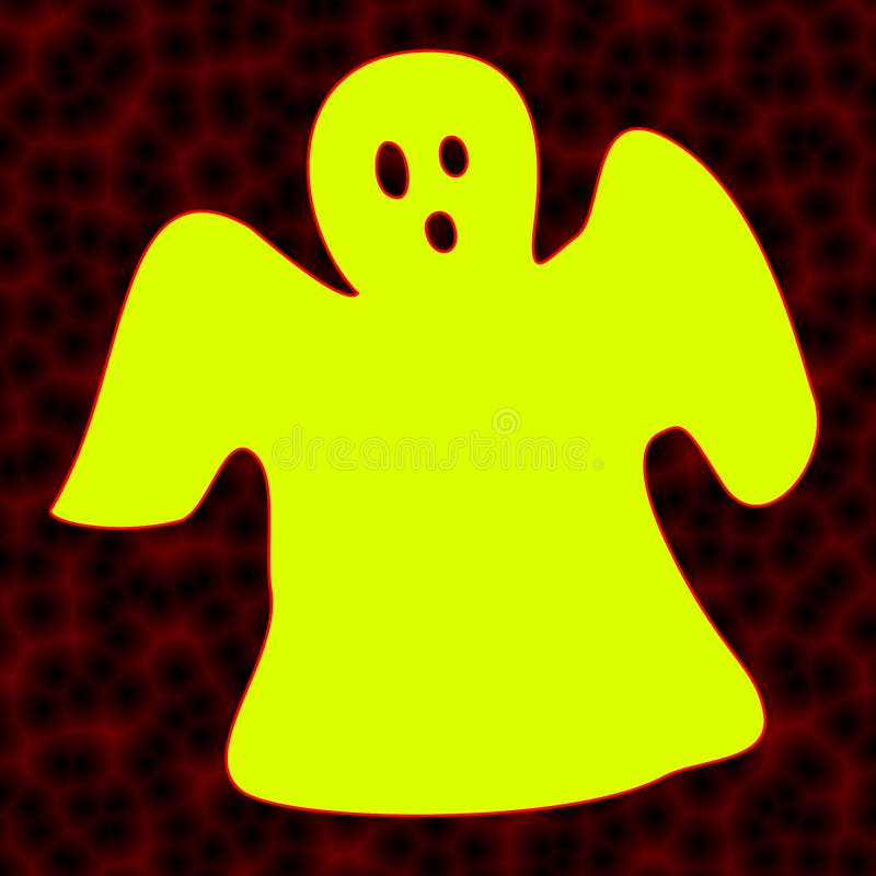 Halloween Yellow Blood Shapes. October 31st Stock Illustration ...