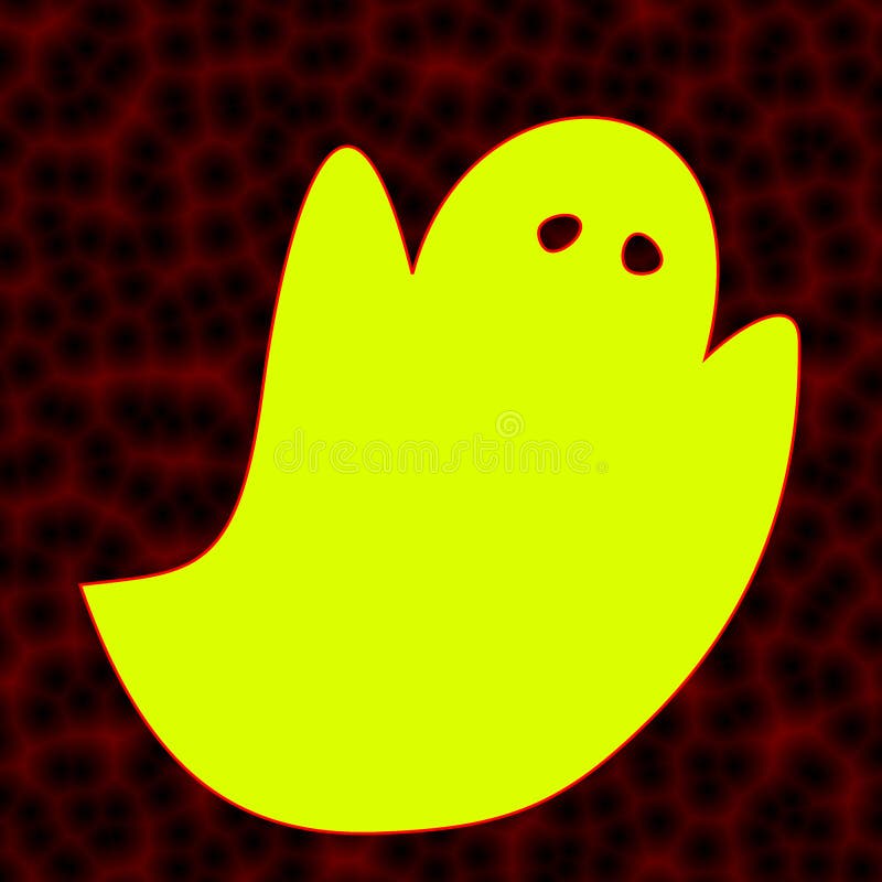 Halloween Yellow Blood Shapes. October 31st Stock Illustration ...