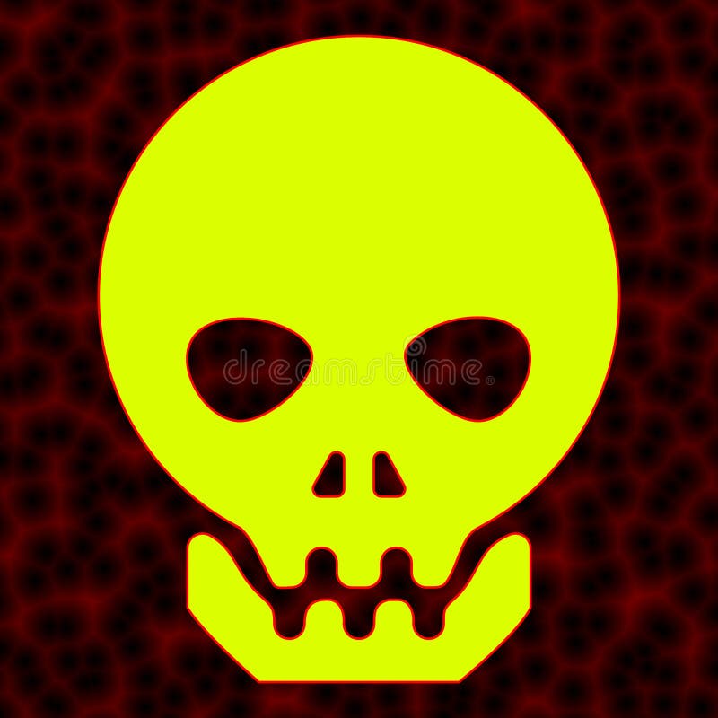 Halloween Yellow Blood Shapes. October 31st Stock Illustration ...