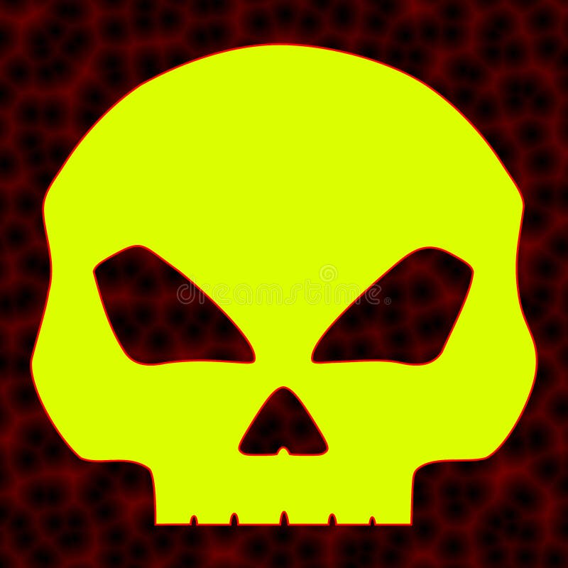 Halloween Yellow Blood Shapes. October 31st Stock Illustration ...