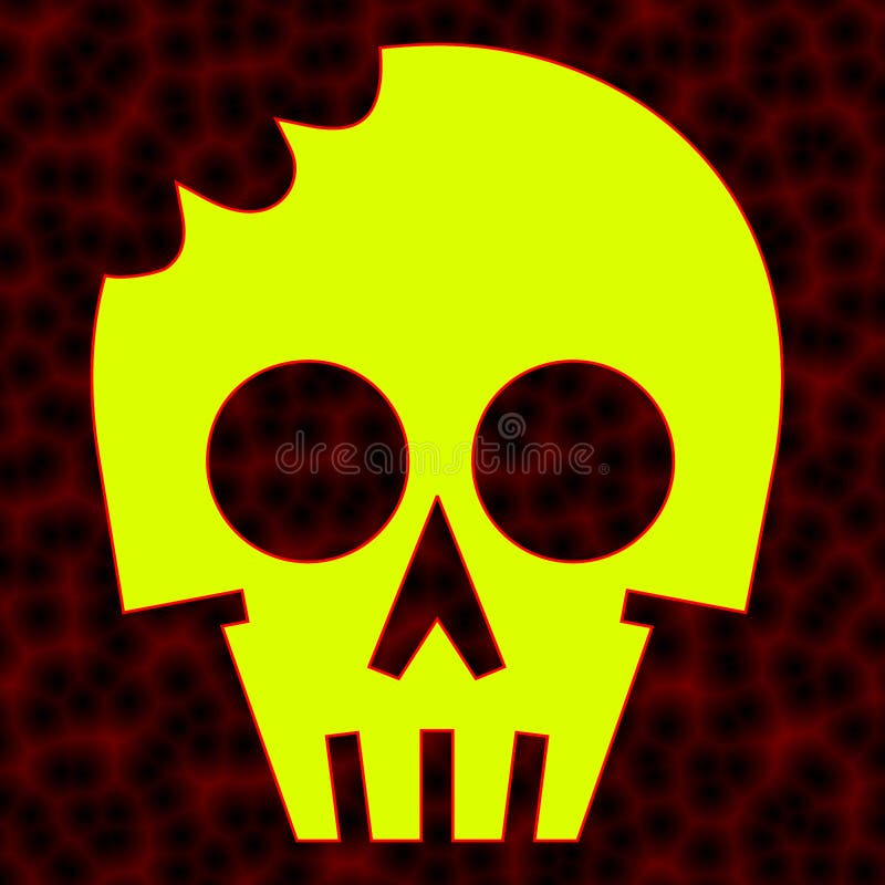 Halloween Yellow Blood Shapes. October 31st Stock Illustration ...