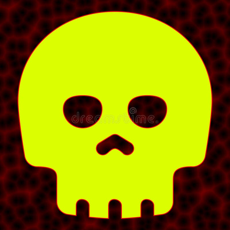 Halloween Yellow Blood Shapes. October 31st Stock Illustration ...