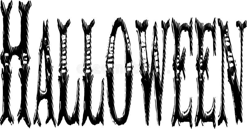 Halloween-Zeichen vektor abbildung. Illustration von graphisch - 34300621