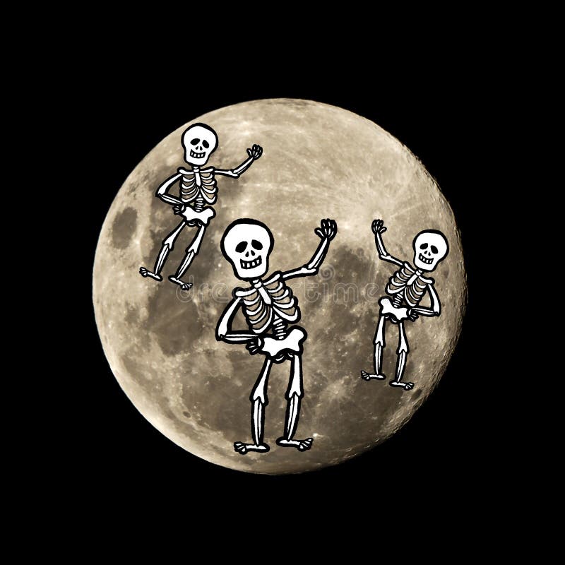 584 Skeleton Moon Stock Photos - Free & Royalty-Free Stock Photos from ...