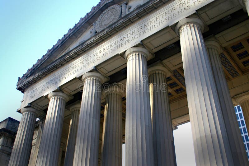 Columns of justice stock image. Image of justice, government - 20343