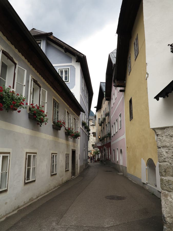 Hallstatt, Austria stock image. Image of building, metro - 77851371