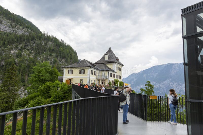 Bridge To the Hallstatt Sky Walk Observation Deck Editorial Image ...