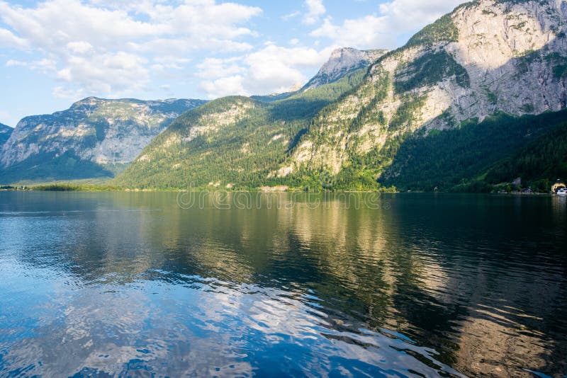 Hallstatter See Lake in Austria Stock Image - Image of central, nature ...