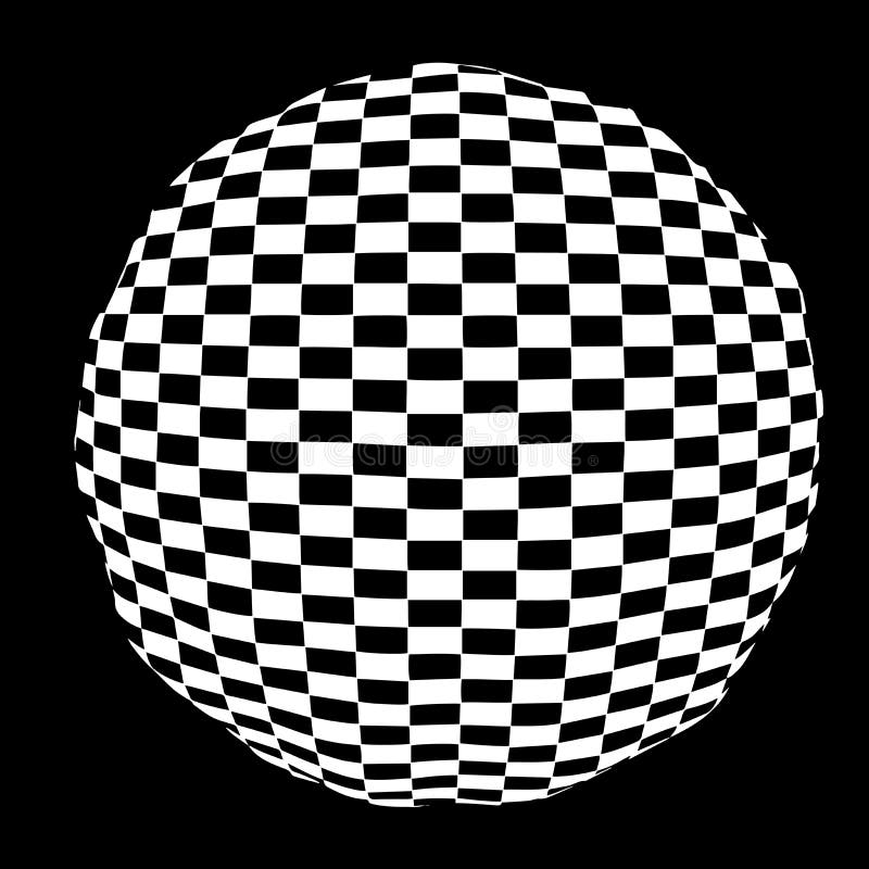 Hallucination. Optical Illusion. Twisted Illustration. Abstract ...