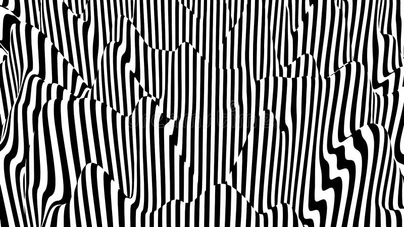 Hallucination. Optical Illusion. Twisted Illustration. Abstract ...