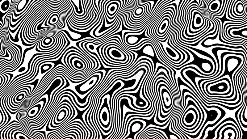 Hallucination. Optical Illusion. Twisted Illustration. Abstract ...