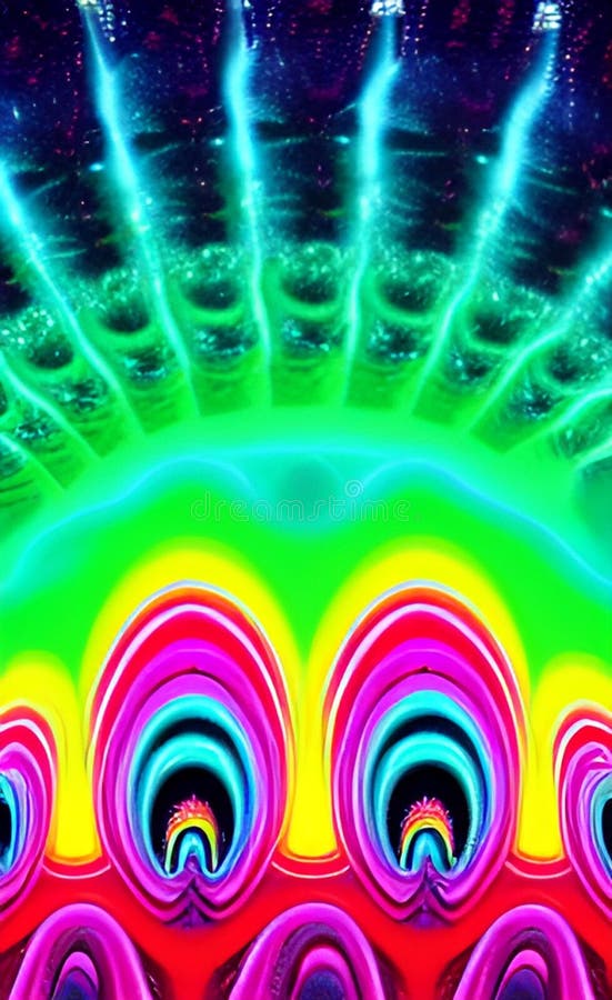 Hallucinations stock illustration. Illustration of painting - 274817368