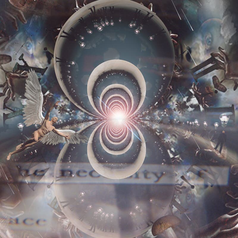 Hallucinations stock photo. Image of ideas, heaven, clock - 155348454