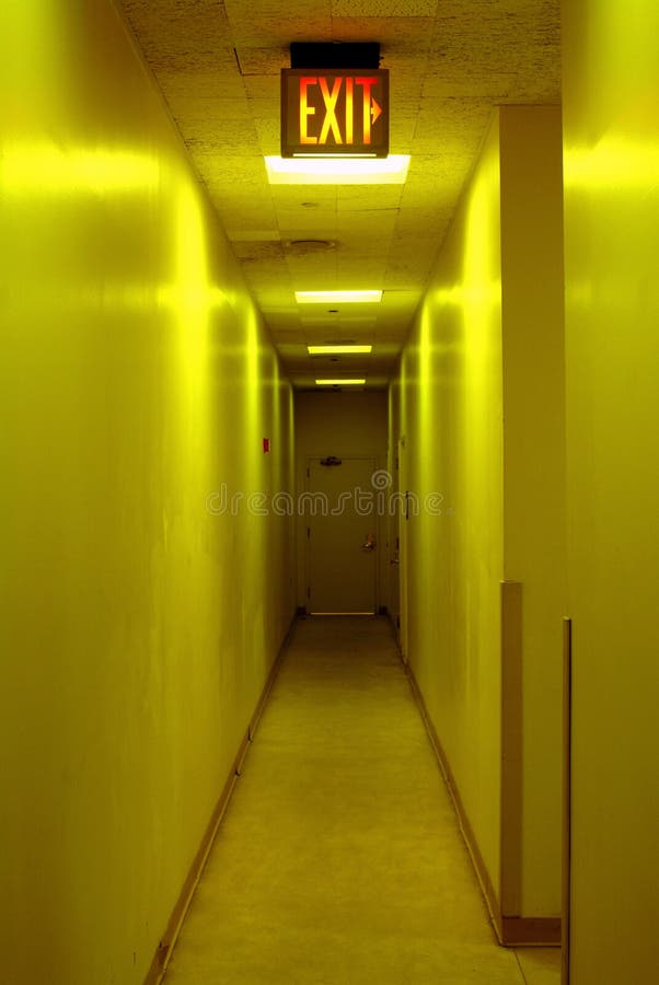 Hallway stock photo. Image of escape, hallway, illuminate - 4187712