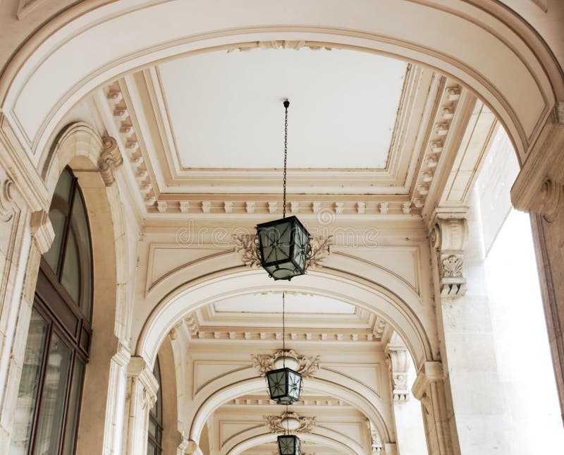 Classic Roman Column Hallway Stock Photos - Free & Royalty-Free Stock ...