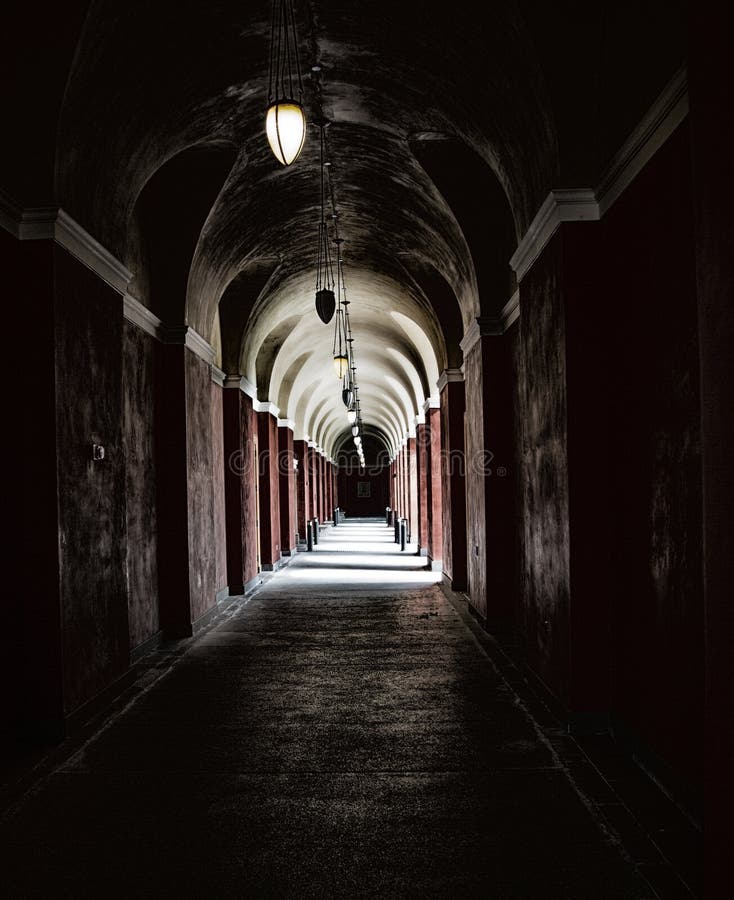 Hallway stock photo. Image of path, illuminated, pipe - 30481570