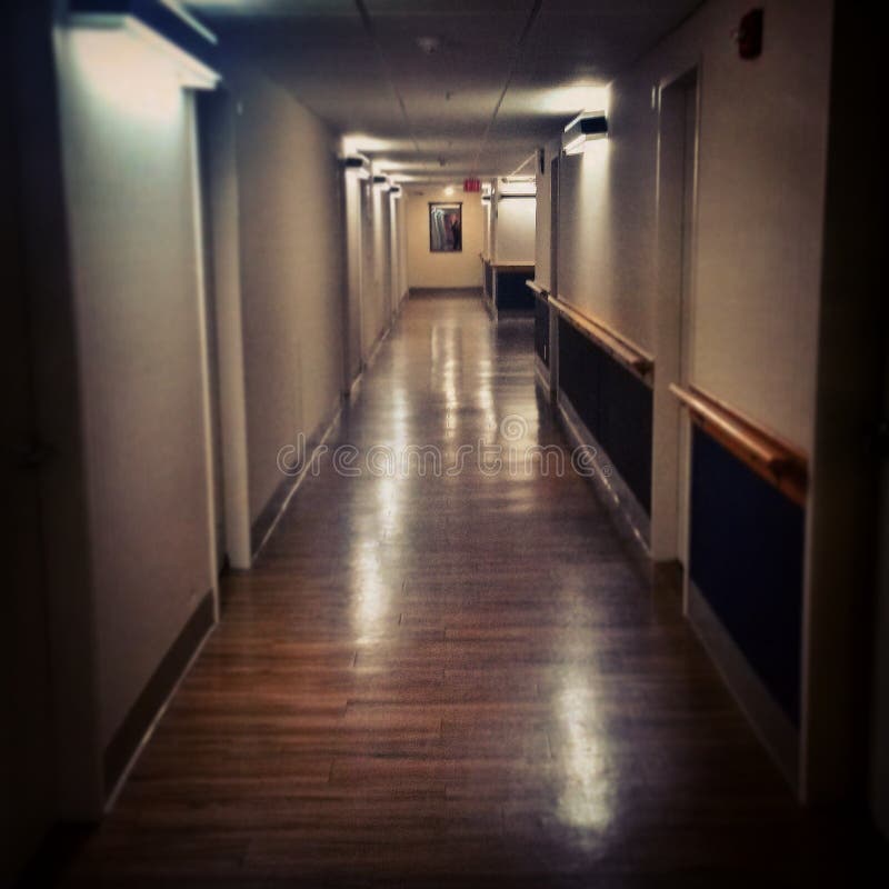 Lonely Hallway stock photo. Image of white, hallway, brown - 17406182