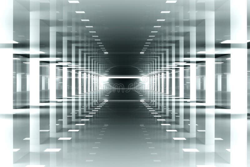 Hallway of computer room stock photo. Image of ceiling - 24365146