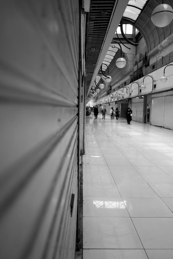 Hallway stock image. Image of subway, monochrome, white - 271924315