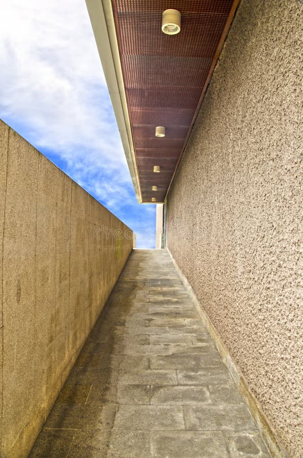 Hallway outside stock photo. Image of entrance, colonnade - 40844532